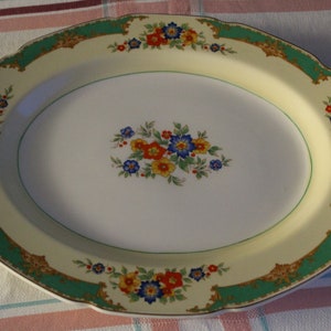 Grindley Platter Large Floral Patterned 1970s Vintage Dinnerware Made ...