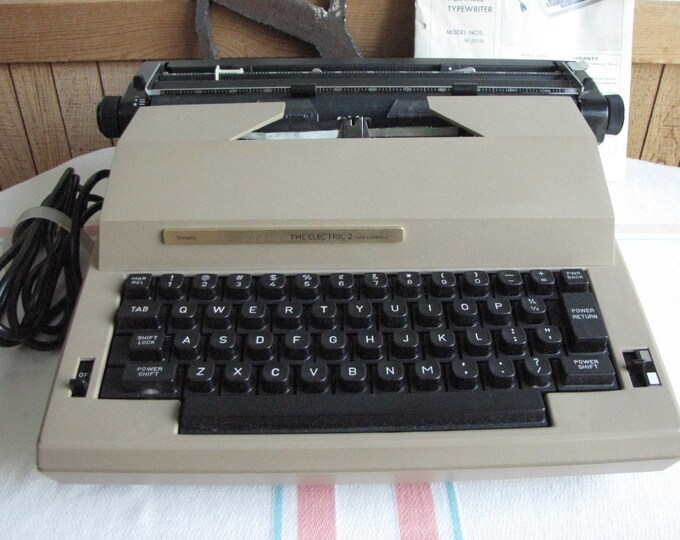 Sears Electric Portable Typewriter 1984 Vintage Typewriters Model #161. ...
