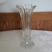 Flared Crystal Vase Vintage Floristware and Home Decor - Etsy