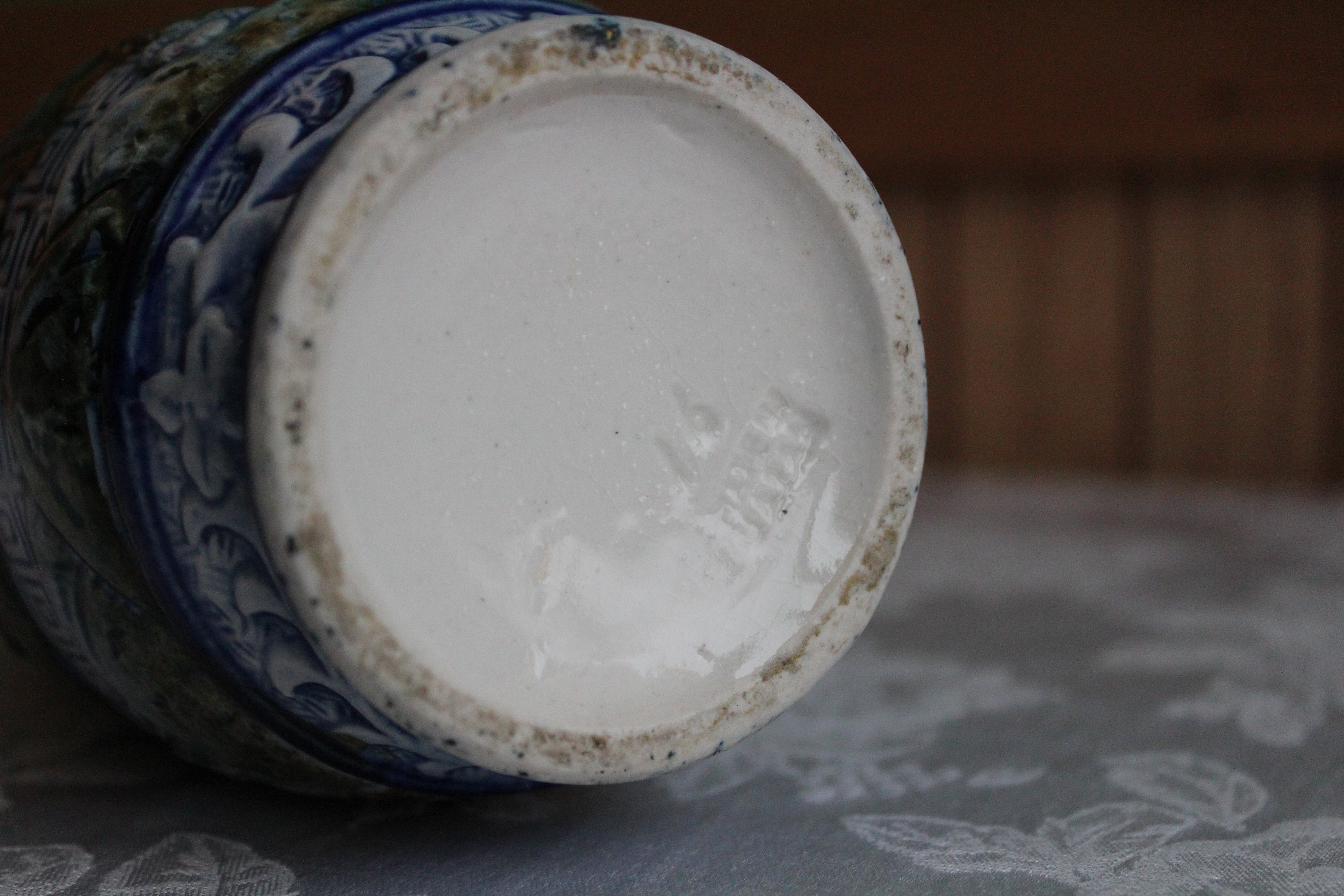 Japanese Ceramic Vase Asian Scenic Countryside Vintage Home Décor and ...