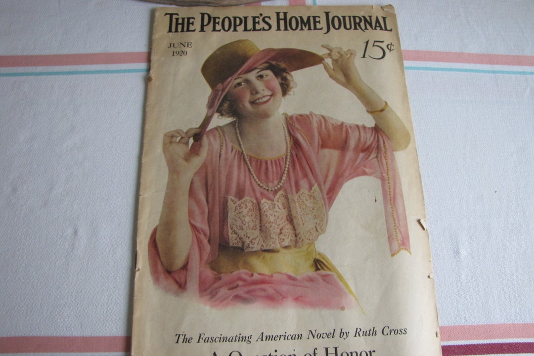The People’s Home Journal Magazine June 1920 Antique Magazines - Etsy
