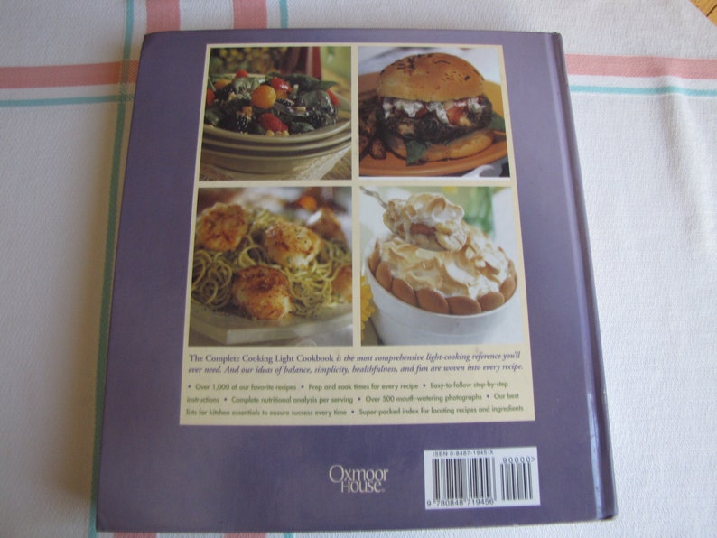 The Complete Cooking Light Cookbook 2000 Vintage Cookbooks - Etsy
