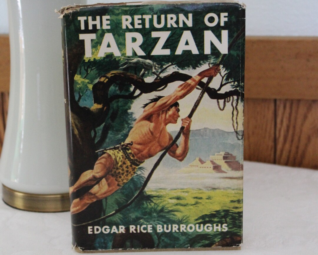 The Return of Tarzan Edgar Rice Burroughs 1915 Antique Tarzan Books ...