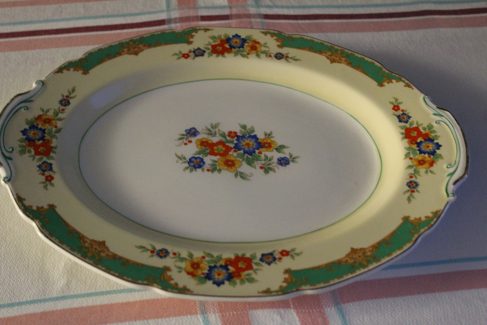 Grindley Platter Large Floral Patterned 1970s Vintage Dinnerware Made ...