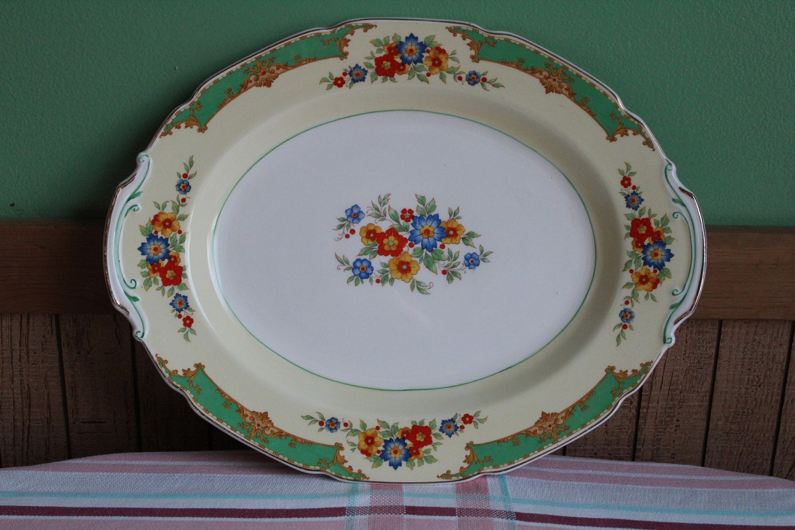 Grindley Platter Large Floral Patterned 1970s Vintage Dinnerware Made ...