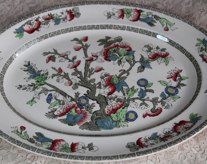 Indian Tree Platter 17-inch Johnson Brothers 1979-1982 Vintage ...