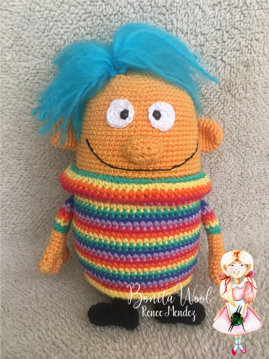 PDF PATTERN Frankie Amigurumi Frankie Crochet Pattern Frank - Etsy