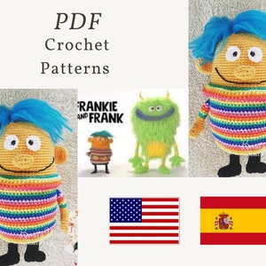 PDF PATTERN Frankie Amigurumi Frankie Crochet Pattern Frank - Etsy