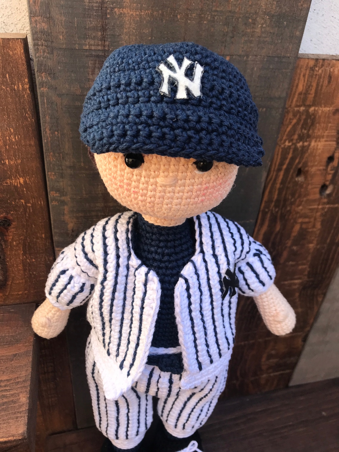 PDF Baseball Player Crochet Pattern Yankees NY Crochet - Etsy