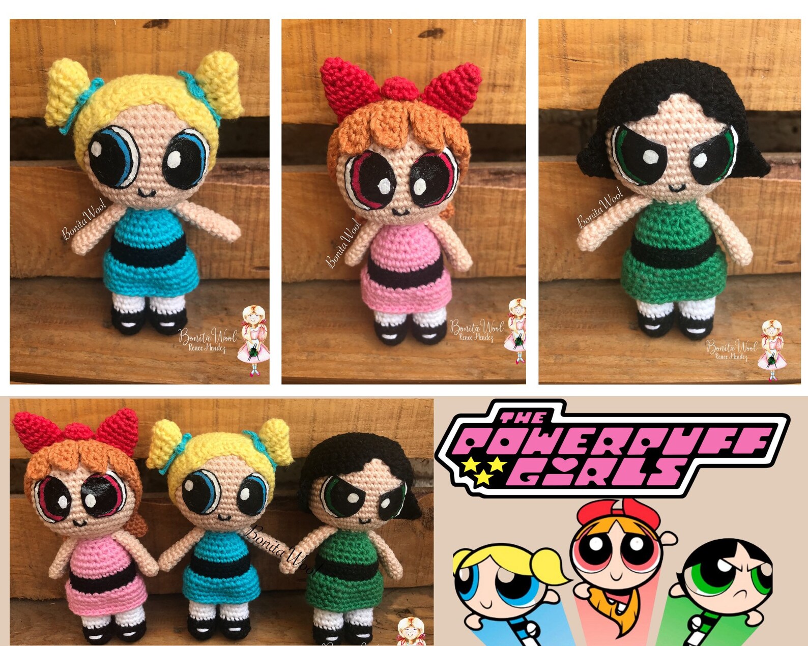 PDF Patterns Powerpuff Girls Crochet Pattern Powerpuff Girls - Etsy ...