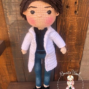 PDF PATTERN Doctor Amigurumi, Doctor Crochet Pattern, Doctor Crochet ...