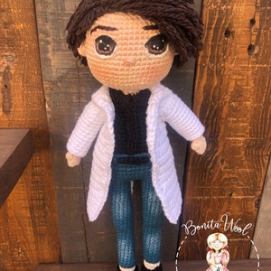 PDF PATTERN Doctor Amigurumi, Doctor Crochet Pattern, Doctor Crochet ...