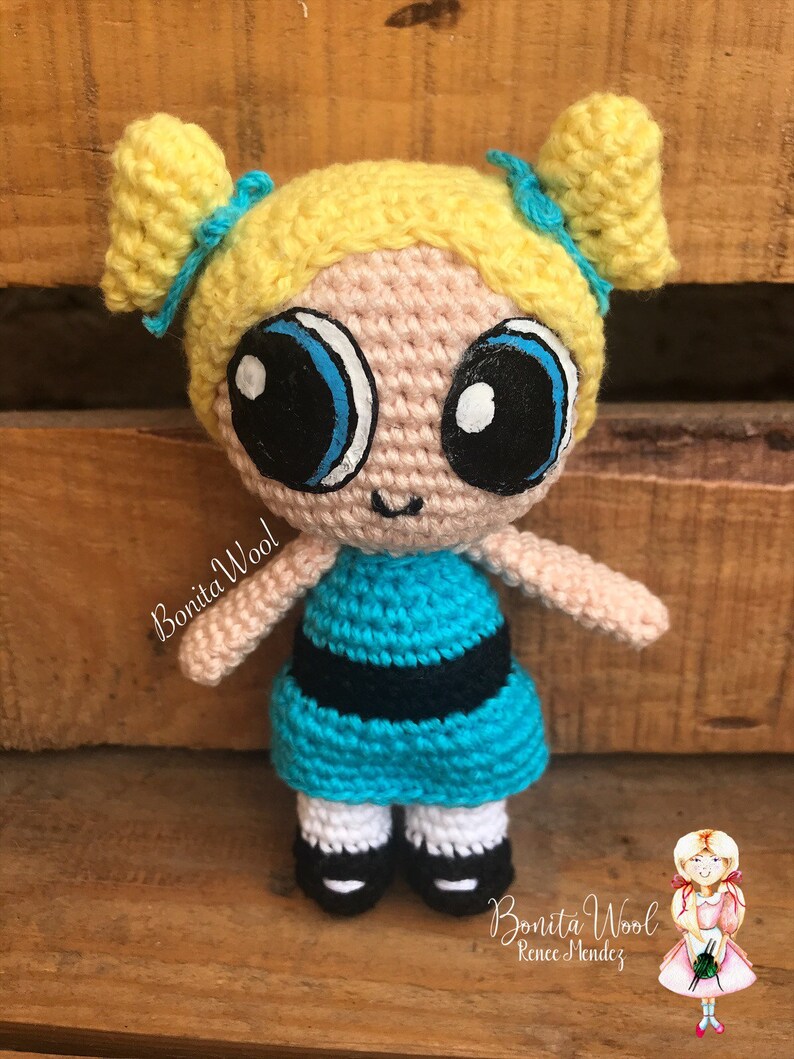 PDF Pattern Bubbles Powerpuff Girls Crochet Pattern - Etsy Canada