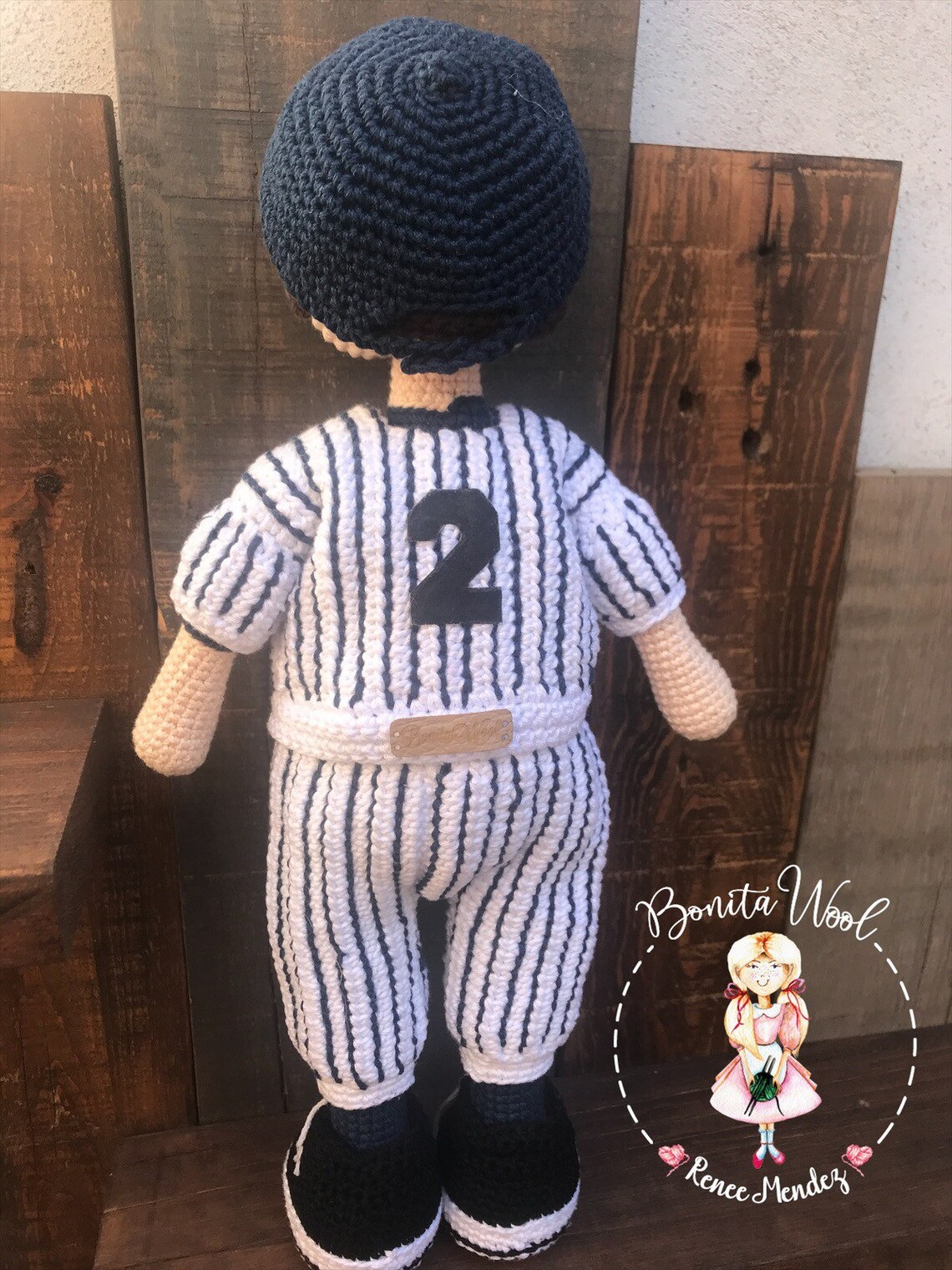 PDF Baseball Player Crochet Pattern Yankees NY Crochet - Etsy