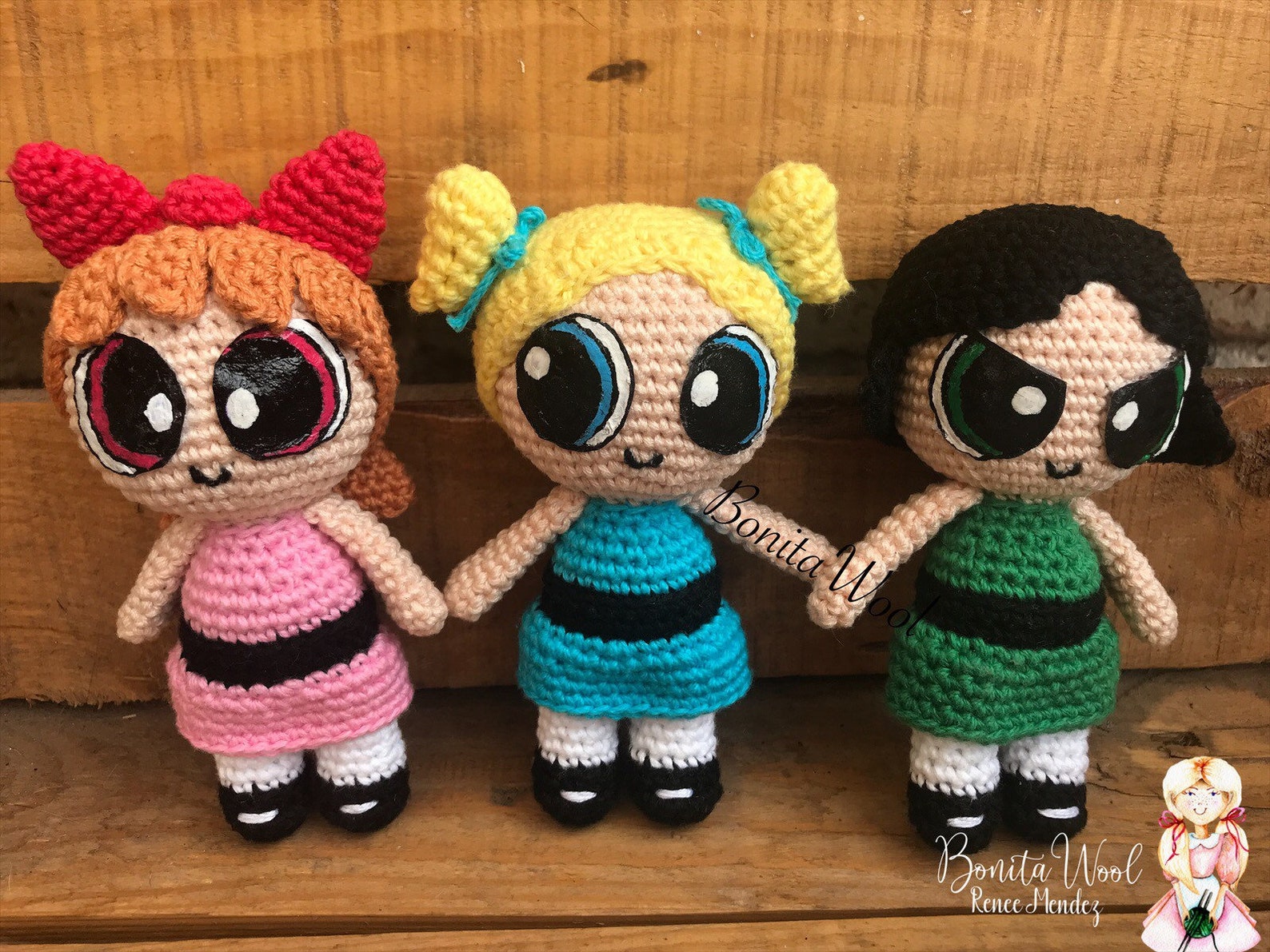 PDF Pattern Blossom, Powerpuff Girls, Crochet Pattern, Powerpuff Girls ...