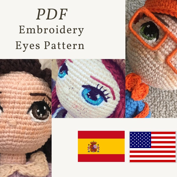 Doll Eyes Embroidery Patterns - Etsy
