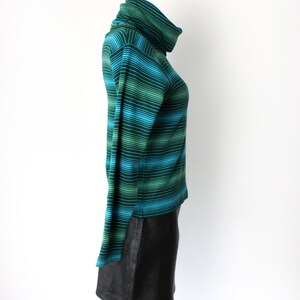 Vintage BLEYLE Striped Wool Turtleneck, 70's 80's Knit Basic Minimal ...