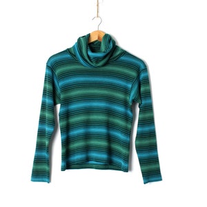 Vintage BLEYLE Striped Wool Turtleneck, 70's 80's Knit Basic Minimal ...