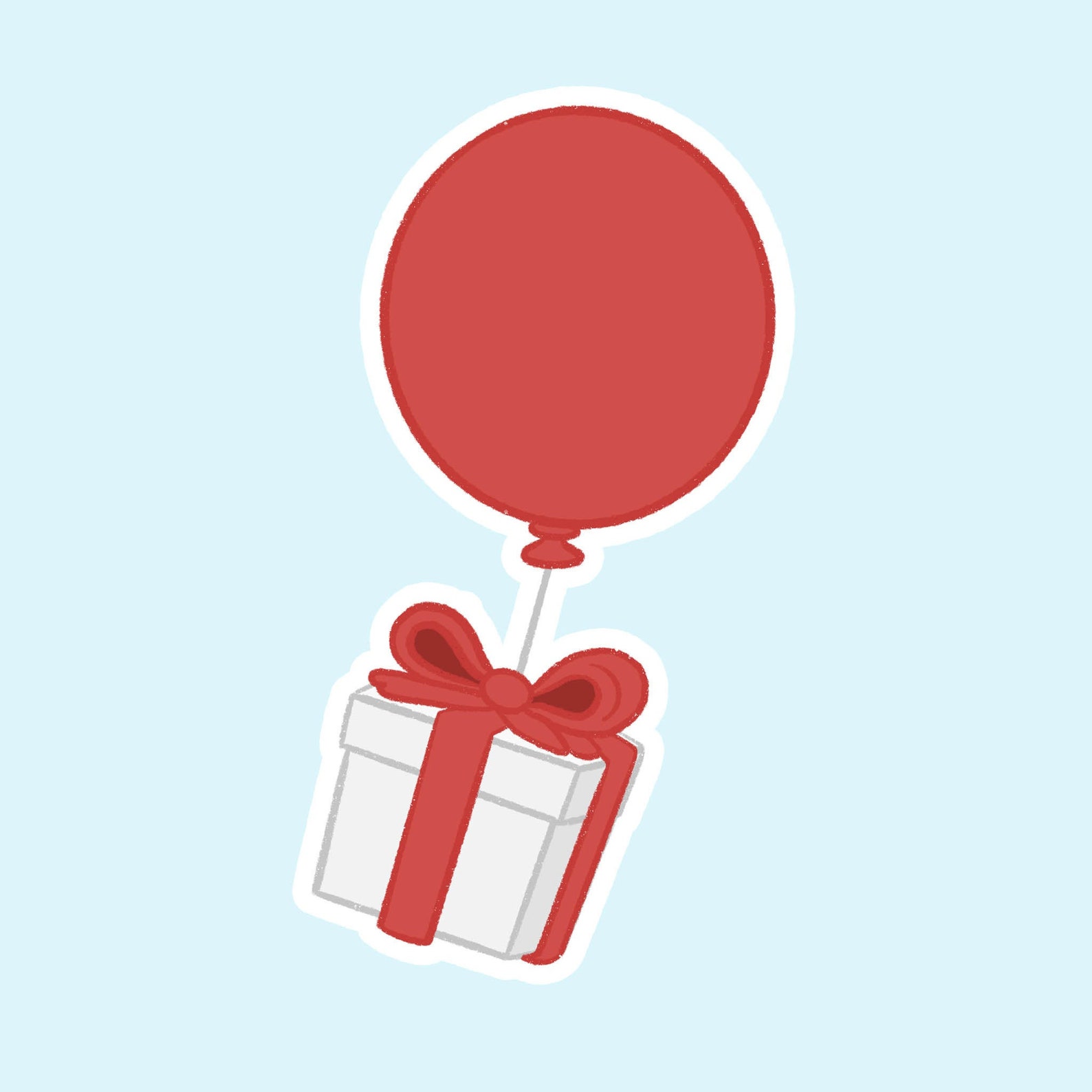 Animal Crossing Balloon Present ACNH Vinyl Sticker | Etsy