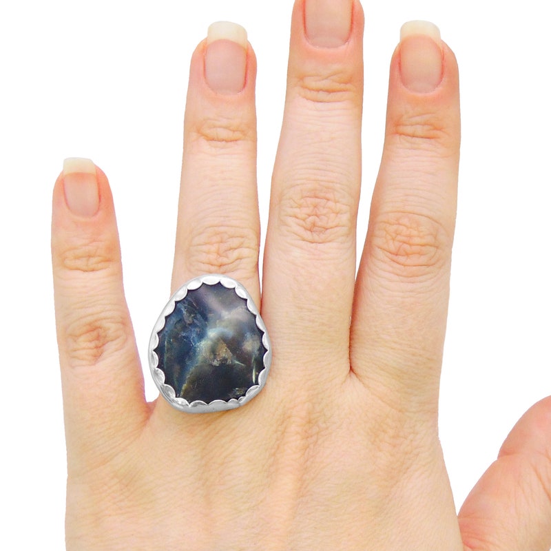 Large Stone Ring - Etsy