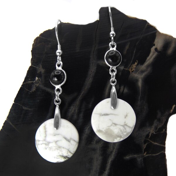 Howlite Earrings - Etsy