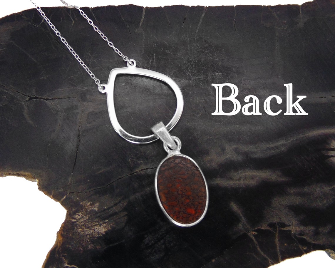 Dinosaur Bone Necklace in Sterling Silver Fossil Jewelry - Etsy