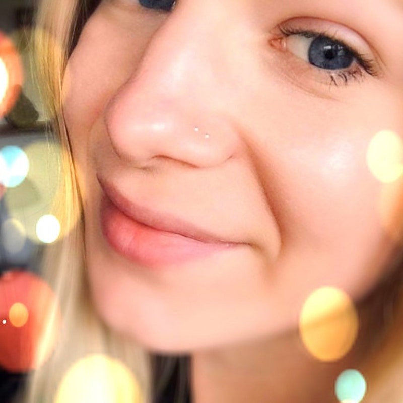 Micro Nose Stud - Etsy