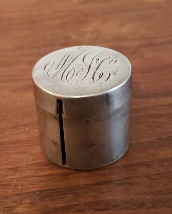 Antique Stamp Container - Etsy