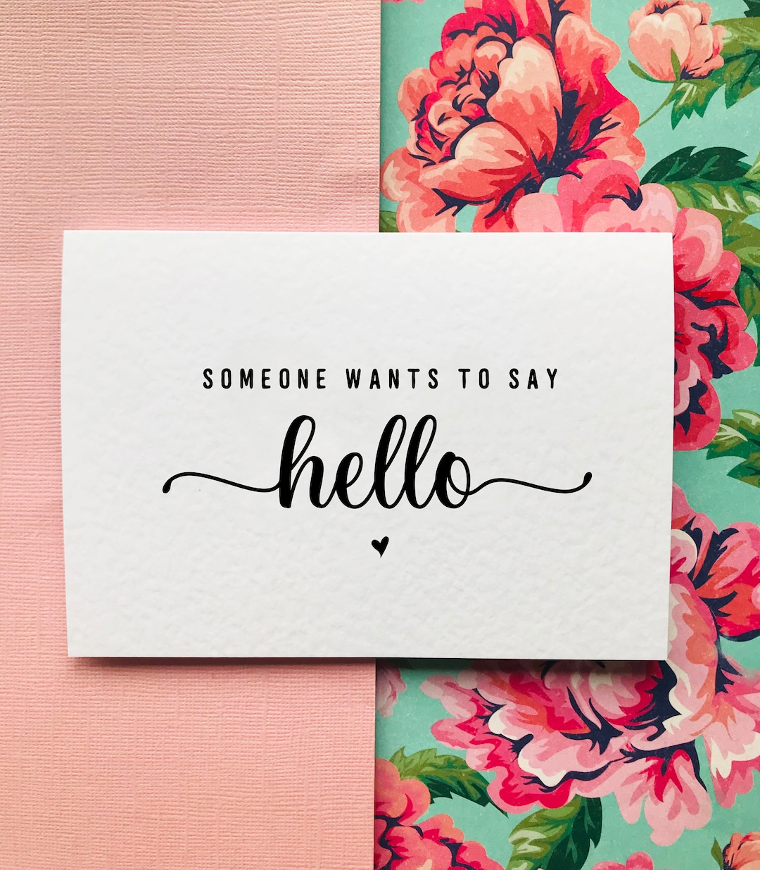 Someone Wants to Say Hello Baby Scan Photo Card. Pregnancy Announcement ...