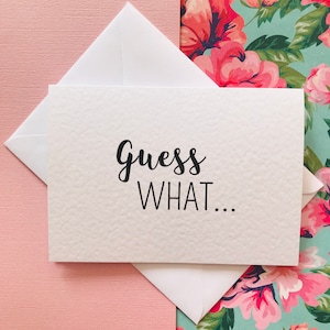 Surprise Holiday Reveal Card/ Guess What You're Going to Destination ...