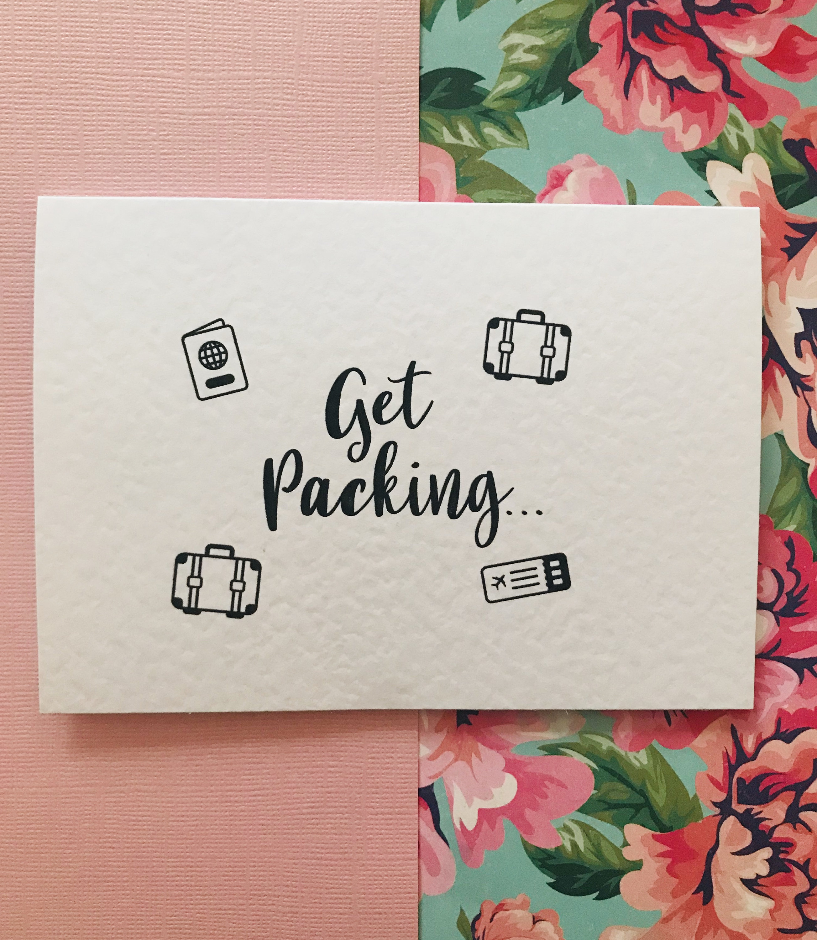 Get Packing Surprise Holiday Reveal Card/ We're Going to - Etsy