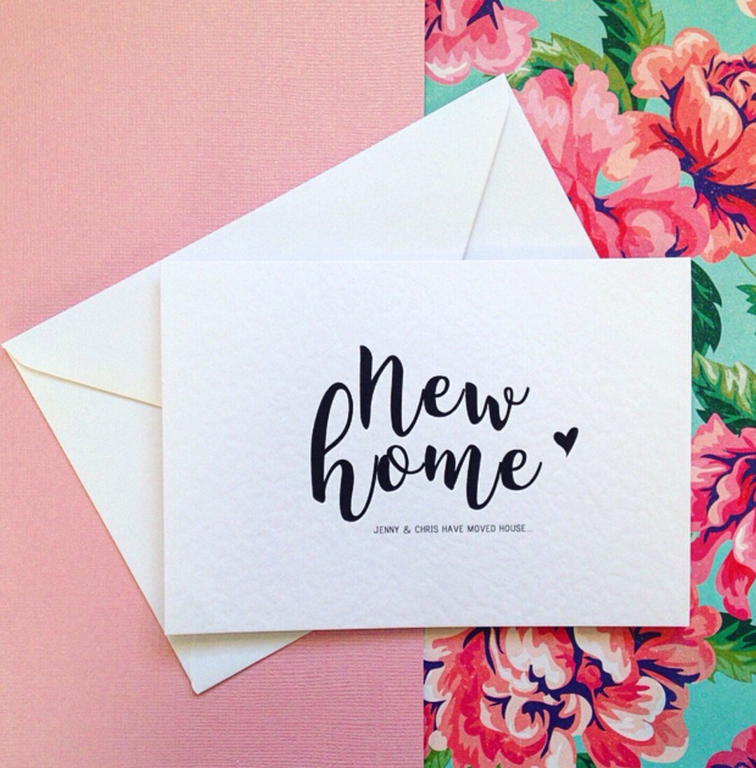 Moving Announcement Cards - Etsy