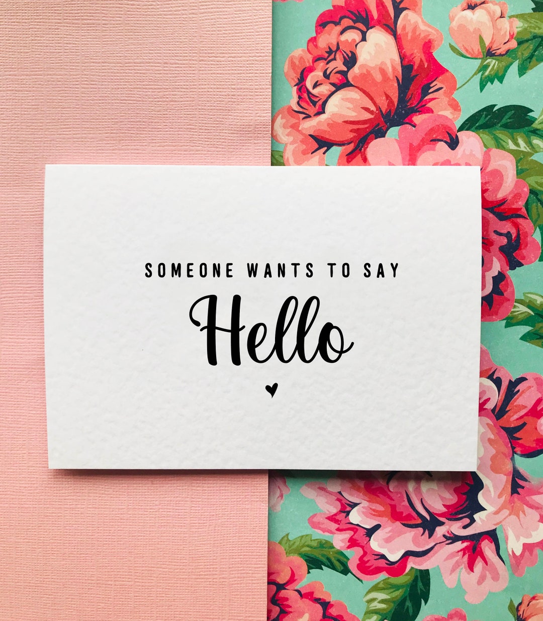 Someone Wants to Say Hello Pregnancy Scan Photo Card. Pregnancy ...