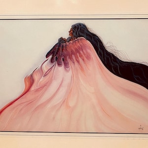 volcano rabbit drawing