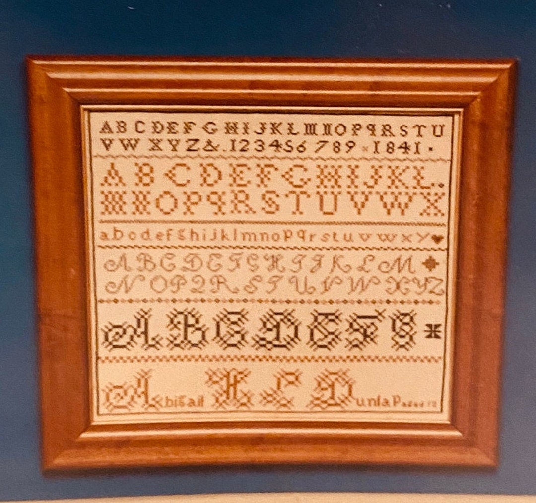 Counted Cross Stitch Sampler Kit- by the Scarlet Letter 1986 - the ...