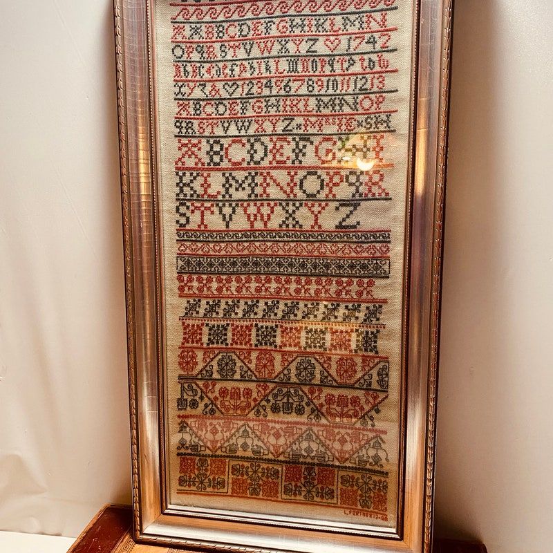 Cross Stitch Sampler Kit - Etsy