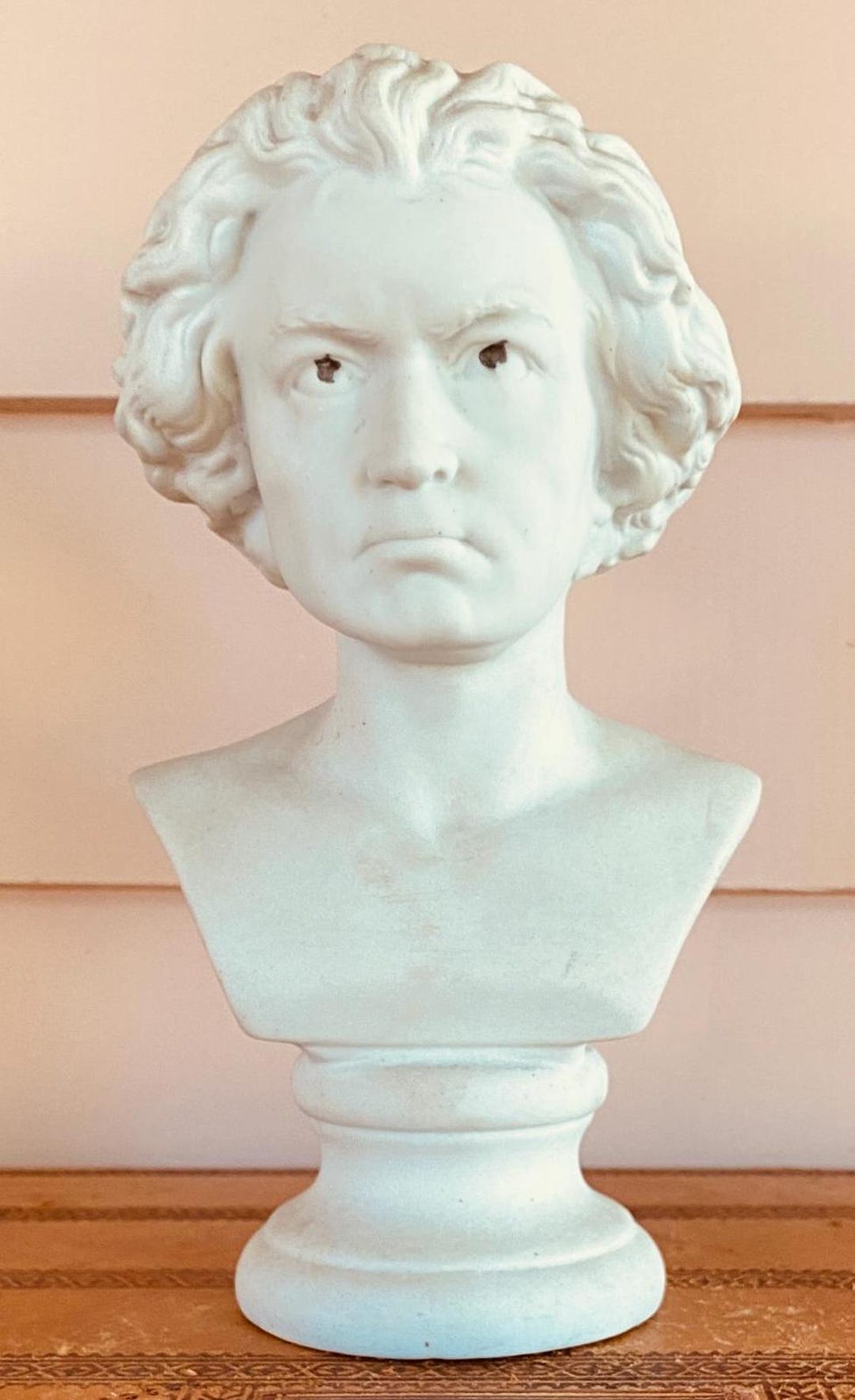 Bisque Vintage Table-top Bust of Composer Haydn - Unglazed - Etsy