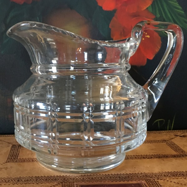 Cut Glass Pitcher - Etsy