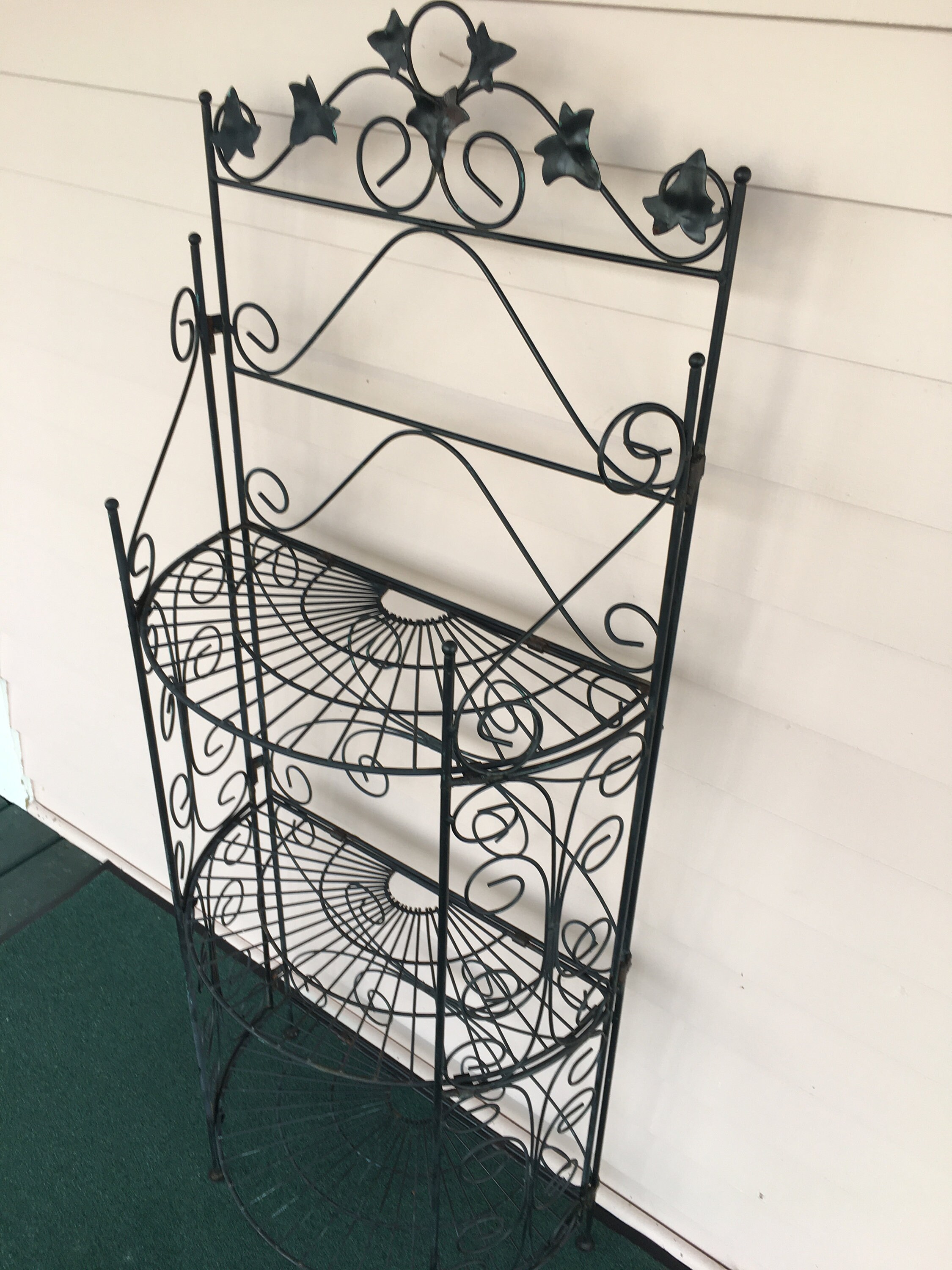 Folding Metal Shelf Garden Shelf Kitchen Shelf Wire | Etsy