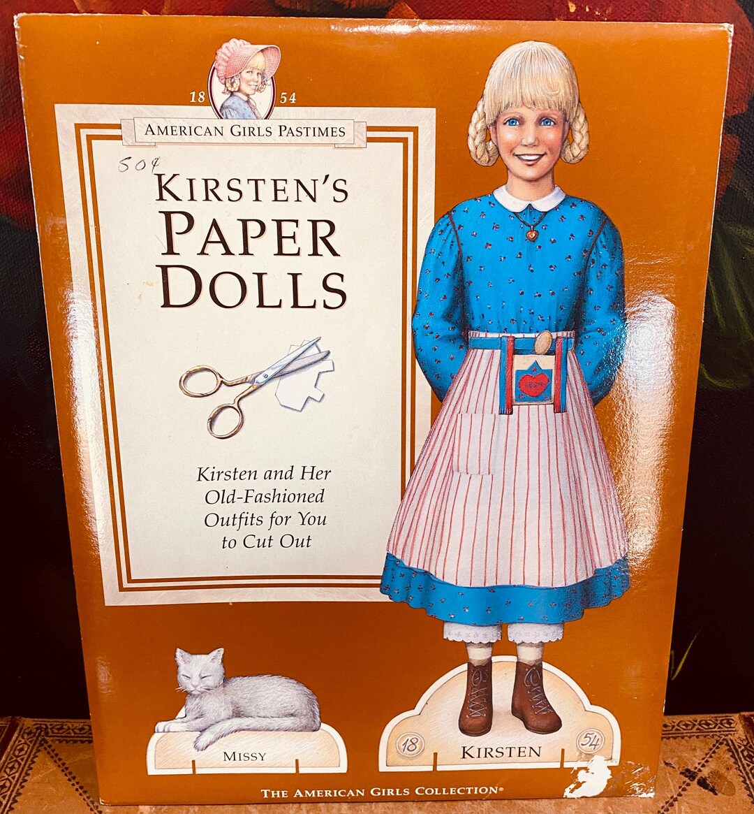 American Girl Pastimes Kirsten"s Paper Dolls American Girls Collection ...