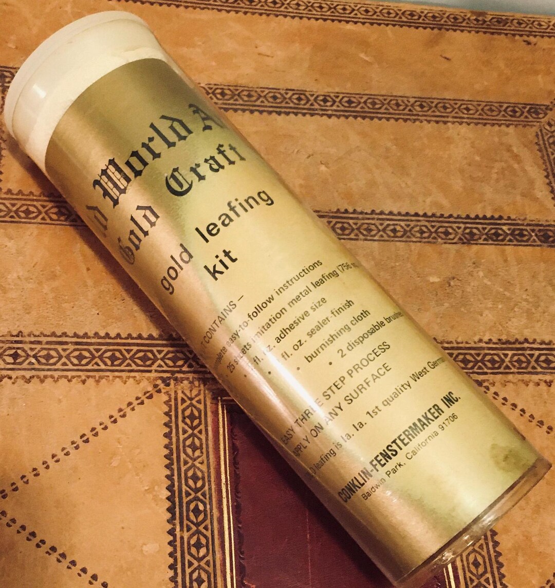 Vintage Salvage - Old World Art Craft - Gold Leafing Kit - Art Supplies ...
