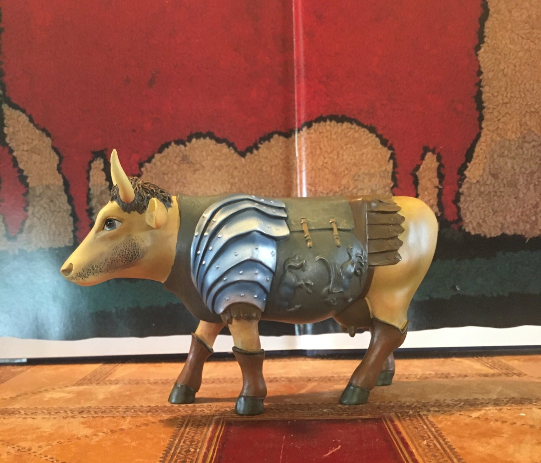 Gladiator Cow - Cow Parade - Vintage 2002 - #7249 - Retired - Etsy