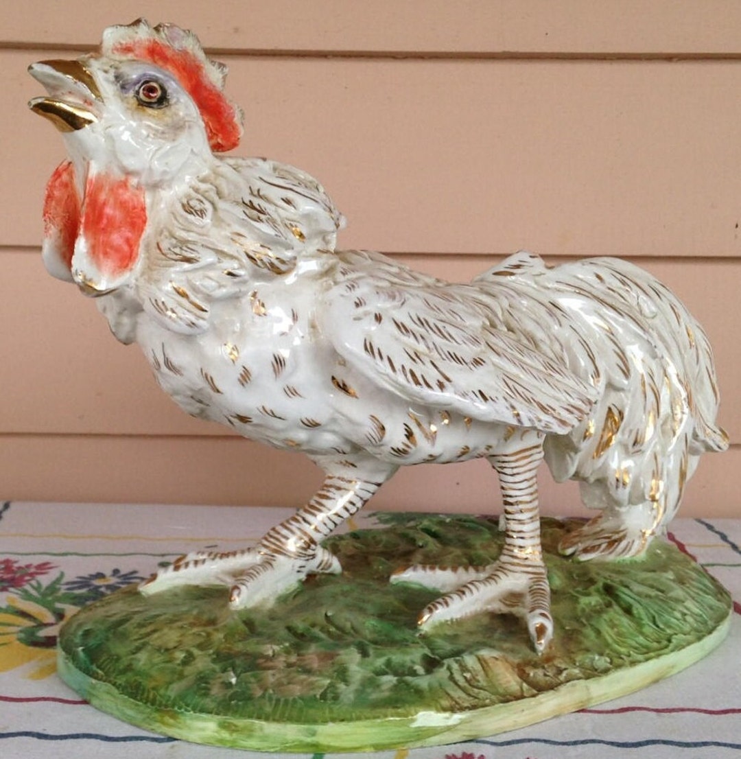 Vintage Rooster - Rooster With Attitude - Handsome Decorative Ceramic ...