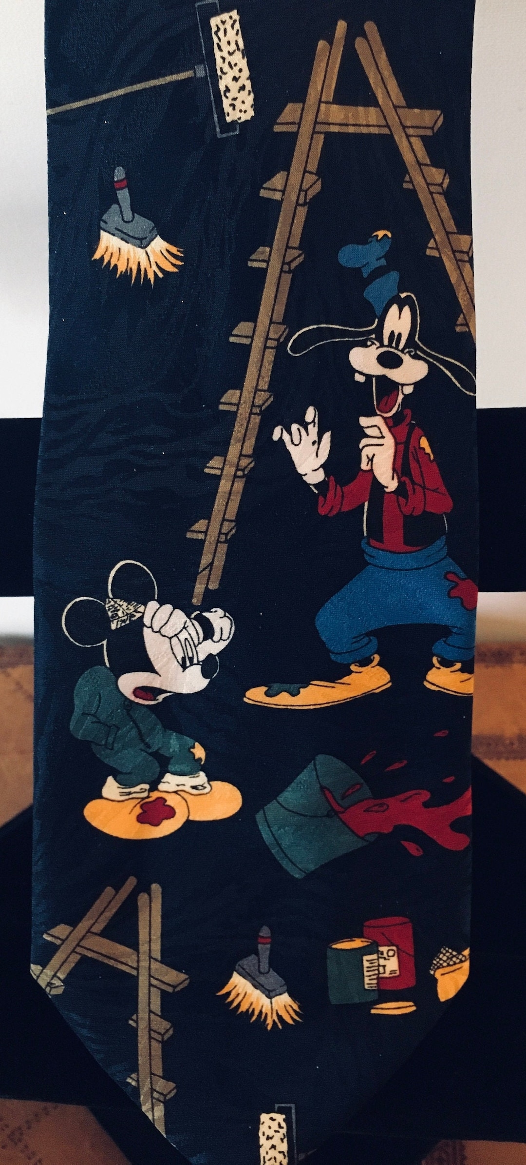 Mickey Mouse Necktie Goofy Necktie Disney Vintage - Etsy