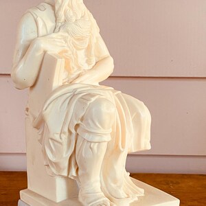 Alabaster Figure of Moses - Classic Pose With the Book - Vintage - Etsy
