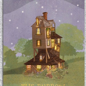 A010: the Burrow, Home of the Weasley Family - Etsy