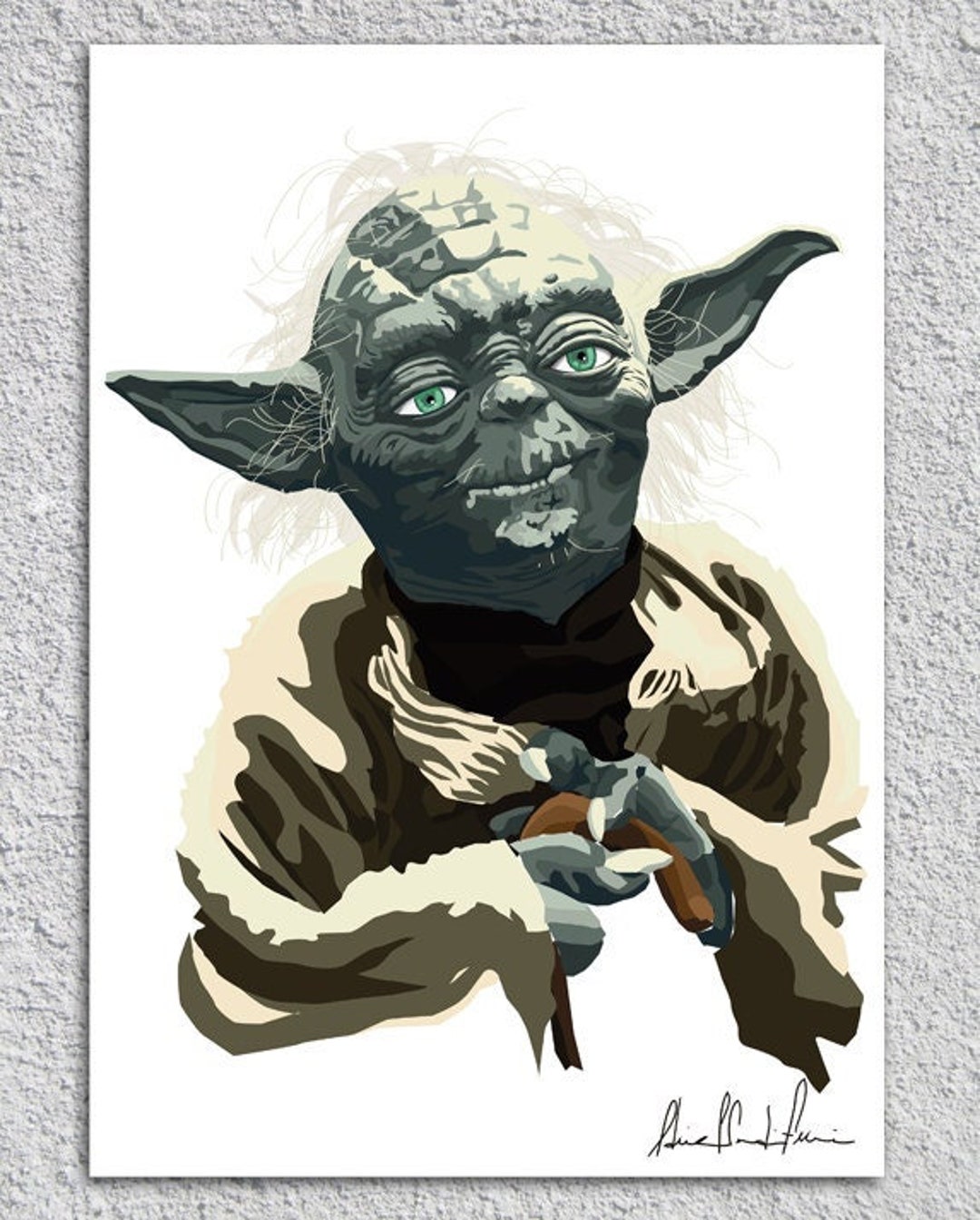 A003: Master Yoda - Etsy