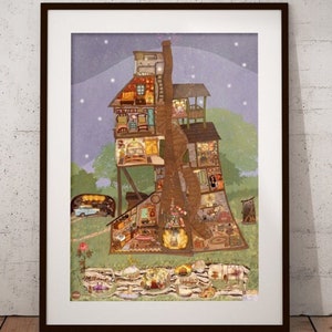 A029: the Burrow Home of the Weasley Family - Etsy