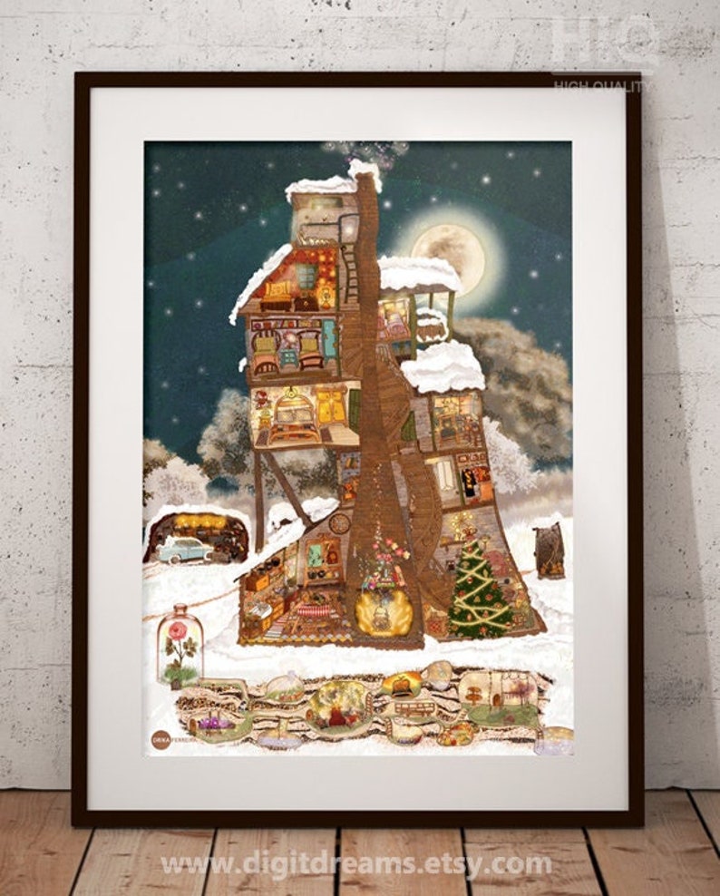 A034: the Burrow Weasley Family at Christmas - Etsy