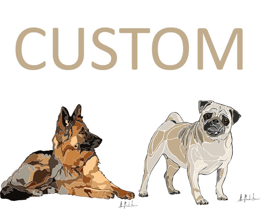 D000: Custom Dog Cat Etc. Image - Etsy